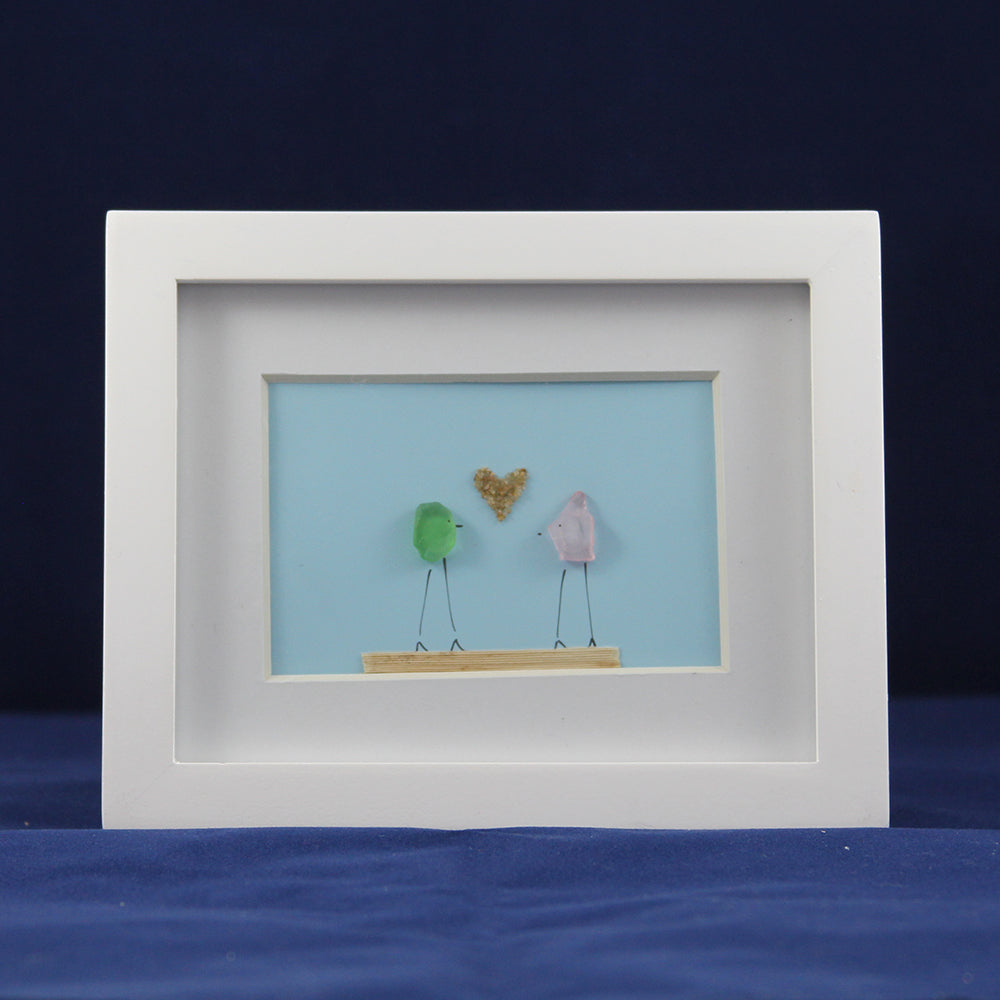 Sand Heart Frames – Sea Glass Frames